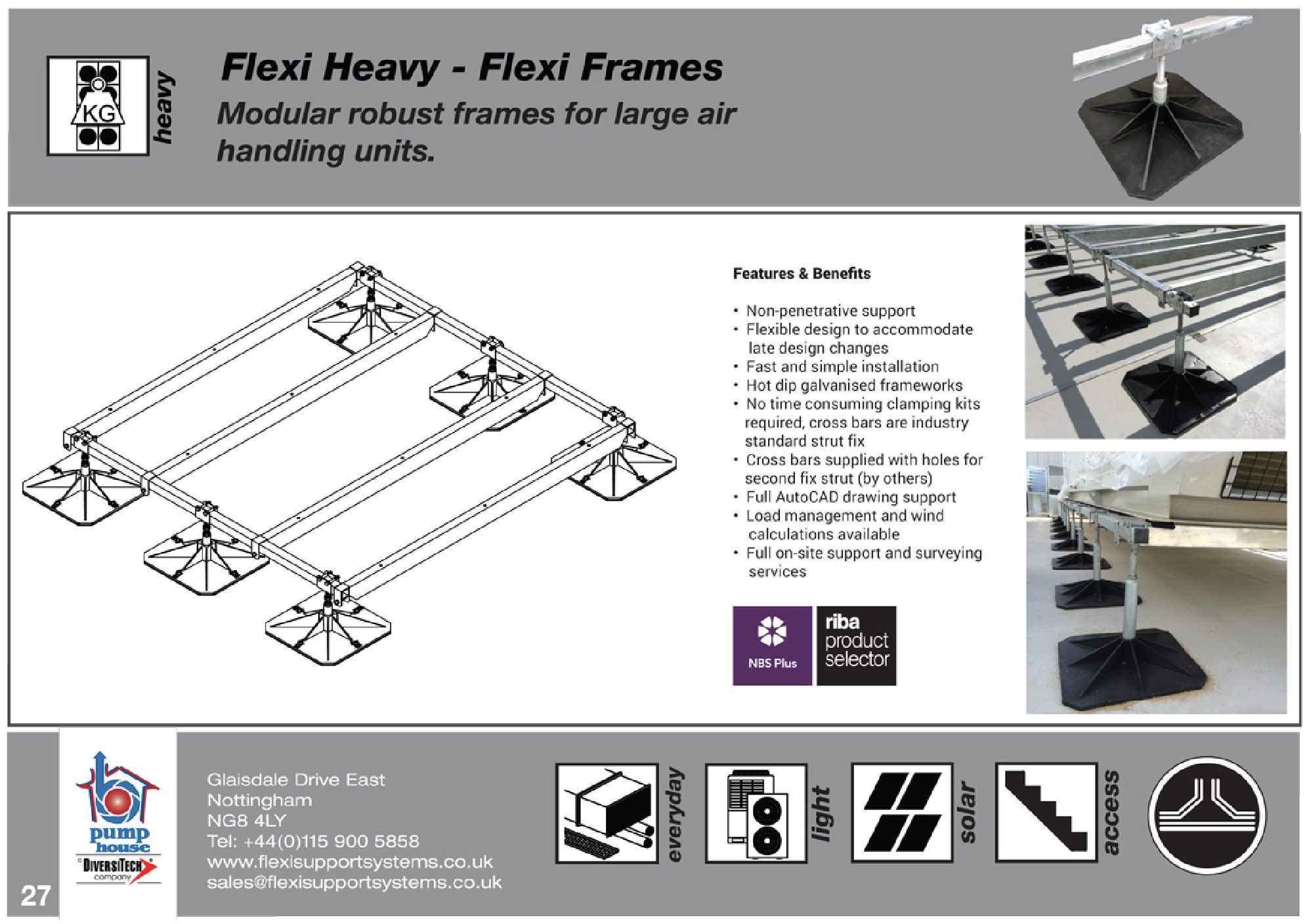 11. Flexi Heavy - Modular Frames » Flexi Support Systems