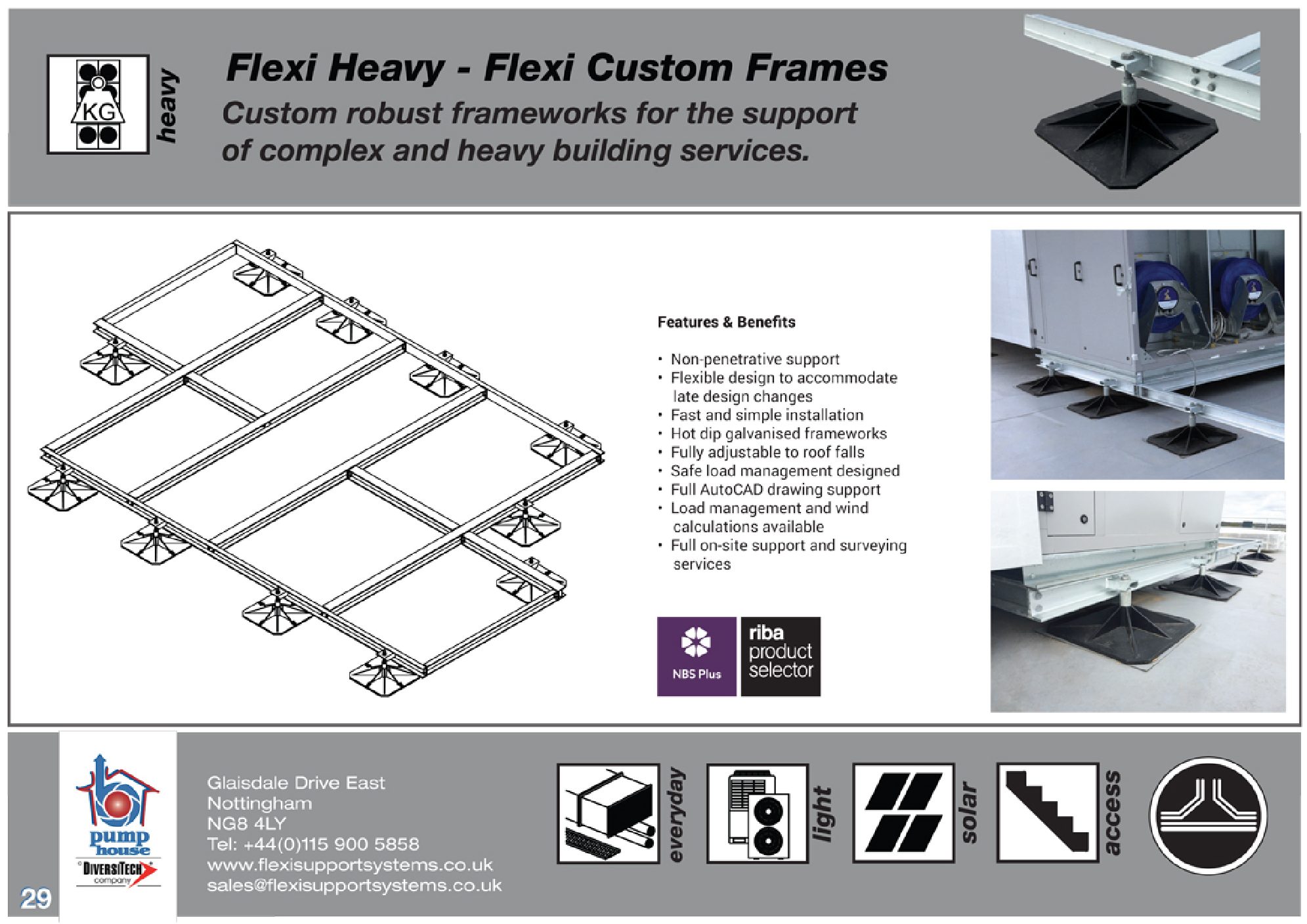 12. Flexi Heavy - Custom Frames » Flexi Support Systems