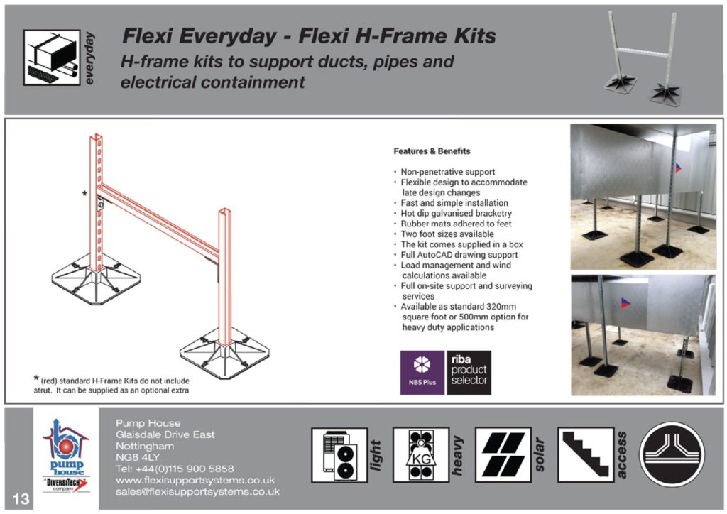 3. Flexi Everyday - Flexi H-Frame Kits » Flexi Support Systems
