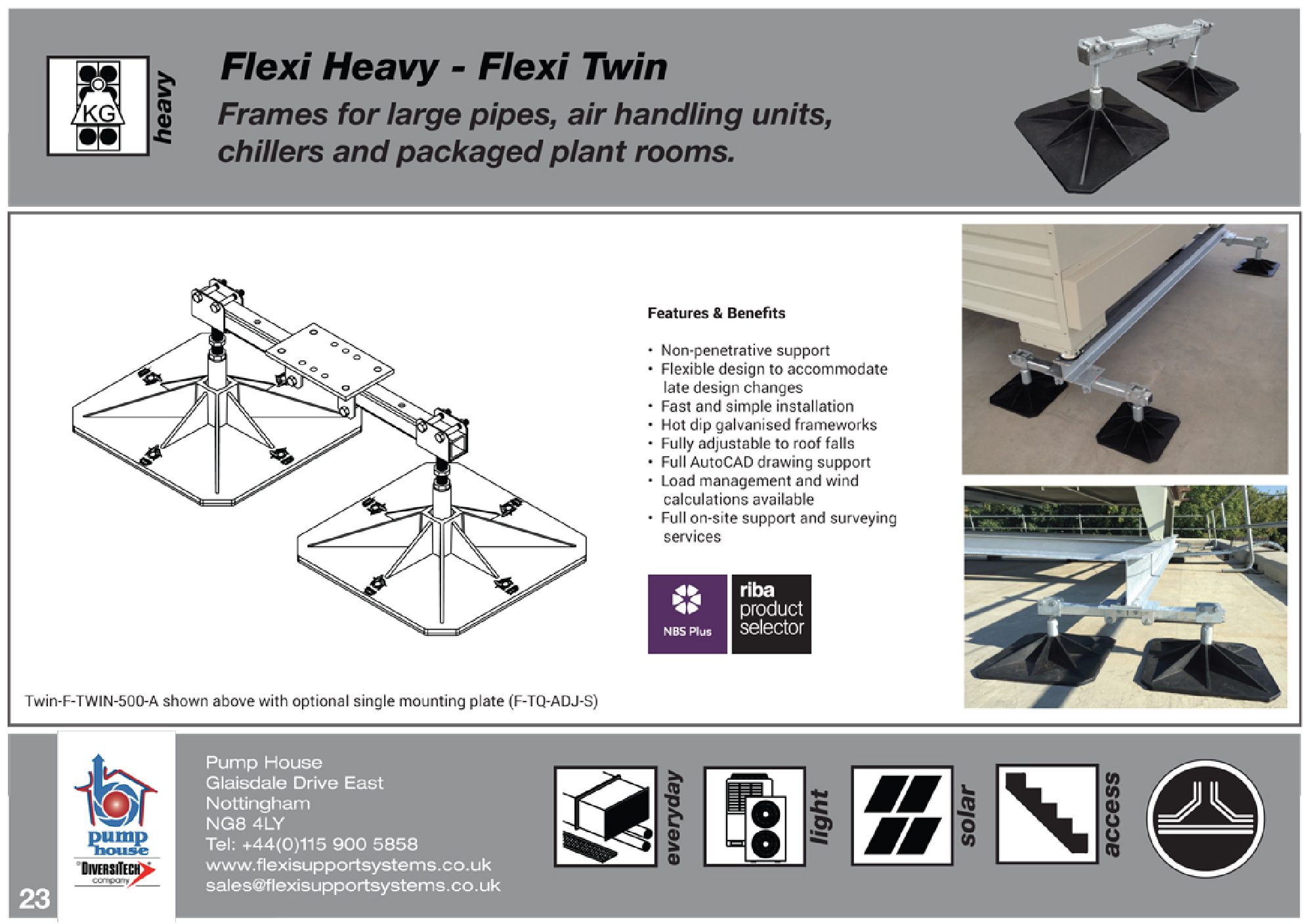 9. Flexi Heavy - Flexi Twin Frames » Flexi Support Systems